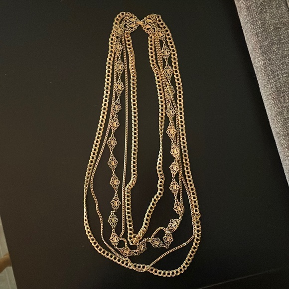 Jewelry | Vintage Layered Gold Necklace | Poshmark